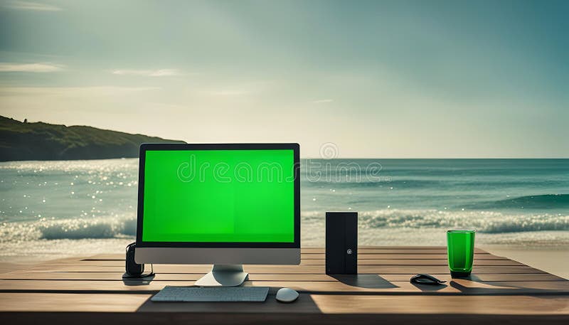 141 Work Beach Green Screen Stock Photos - Free & Royalty-Free Stock ...
