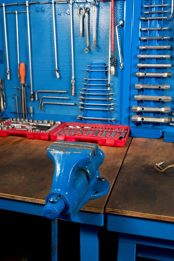Work-bench stock image. Image of bench, assorted, hardware - 18858147