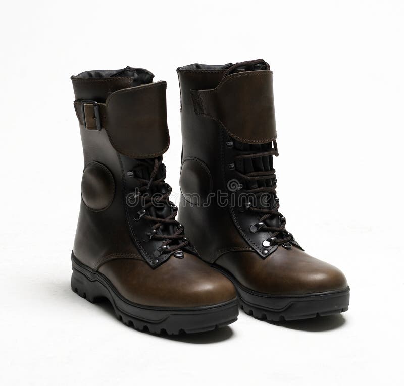 Work boot stock image. Image of work, steel, cowhide, health - 9085603