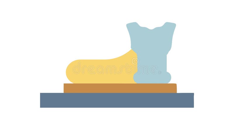 Work Boot Footwear Icon, Industrial Safety and Construction Apparel ...