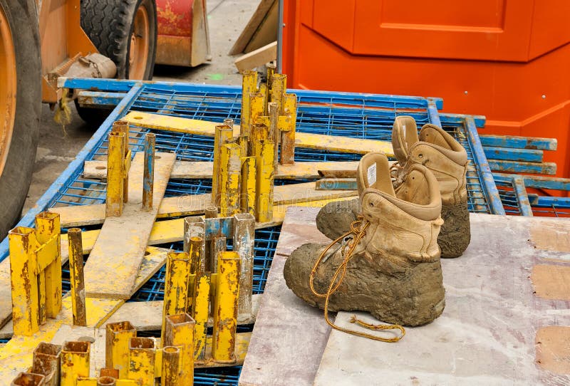 Work Boots stock photo. Image of equipment, municipal - 19123070