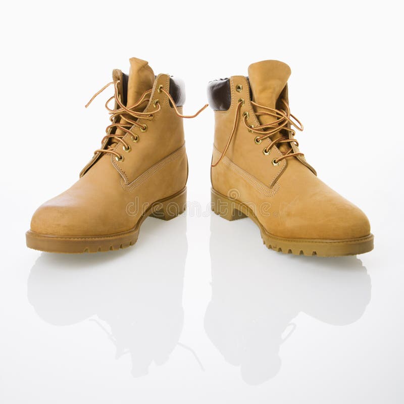 Work boots. stock image. Image of studio, fashion, shot - 3532083