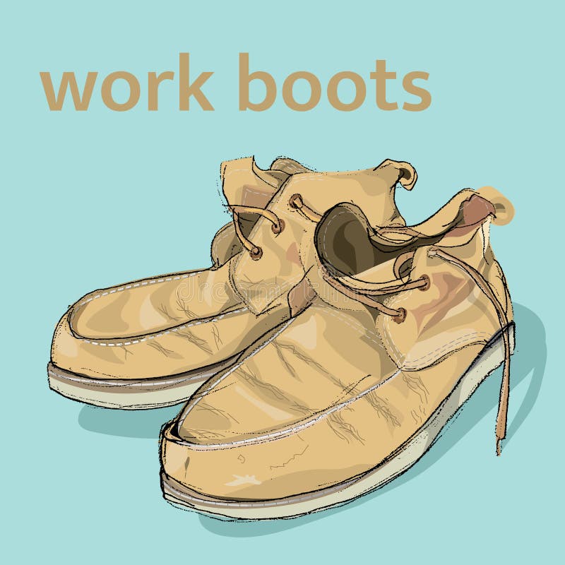 Work Boots Line Stock Illustrations – 2,024 Work Boots Line Stock ...