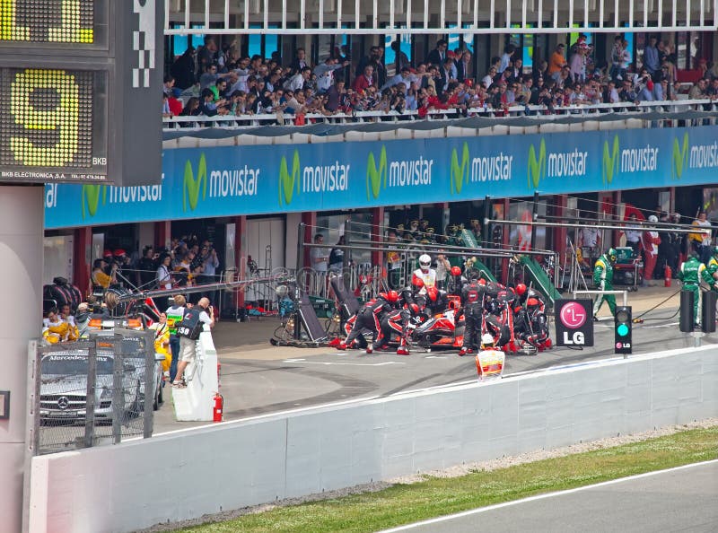 Work in Boxings during the Formula 1 Grand Prix Editorial Photography ...