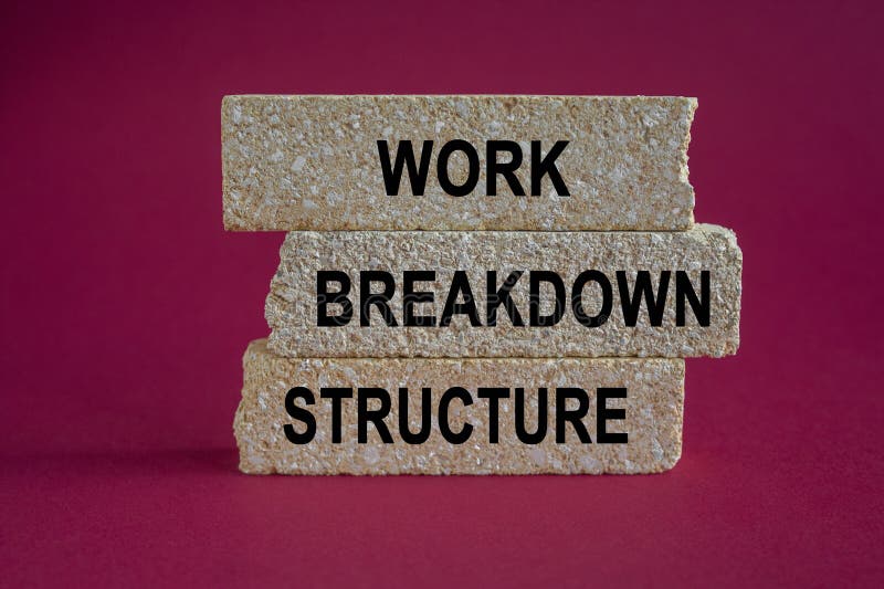Work Breakdown Structure Concept Stock Photo - Image of acronym, marker ...