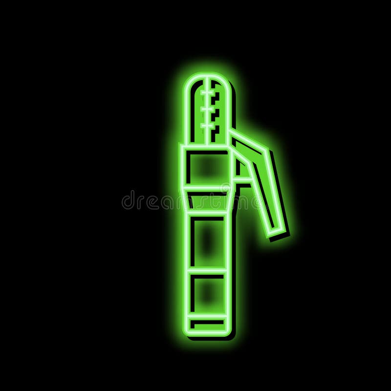 Work Clamp Welding Machine Neon Glow Icon Illustration Stock Vector ...
