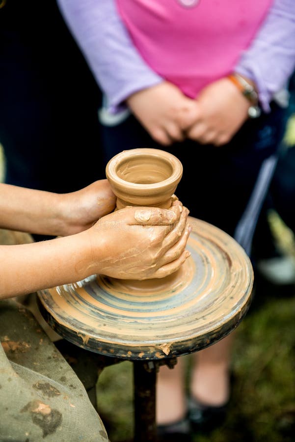 Work with clay stock photo. Image of artisan, creation - 73340440