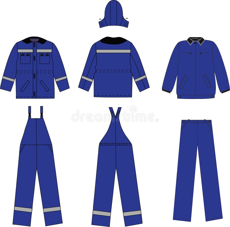 Work clothes stock vector. Illustration of work, jacket - 91239484