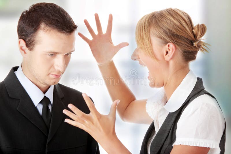 Work Colleagues arguing stock photo. Image of businessman - 13318640