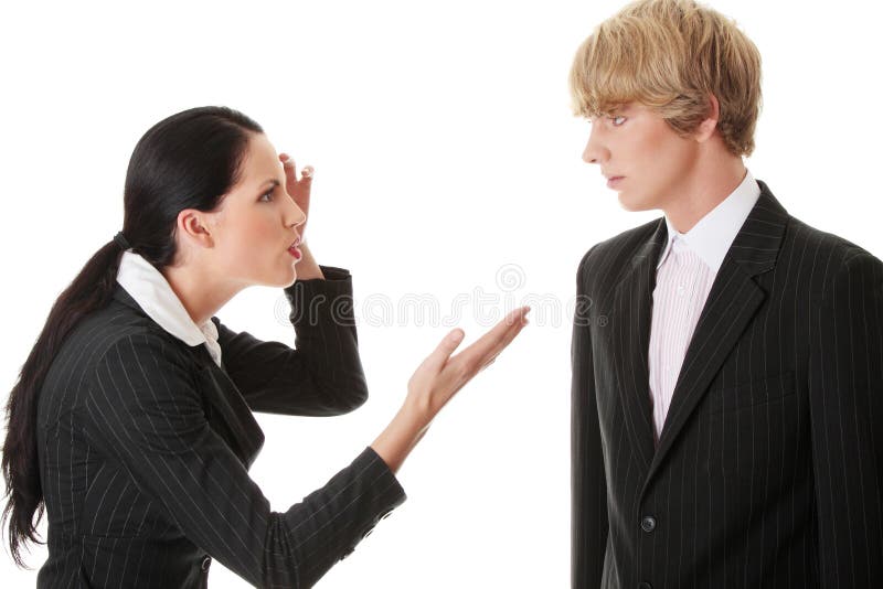 Work Colleagues arguing stock photo. Image of people - 16117480