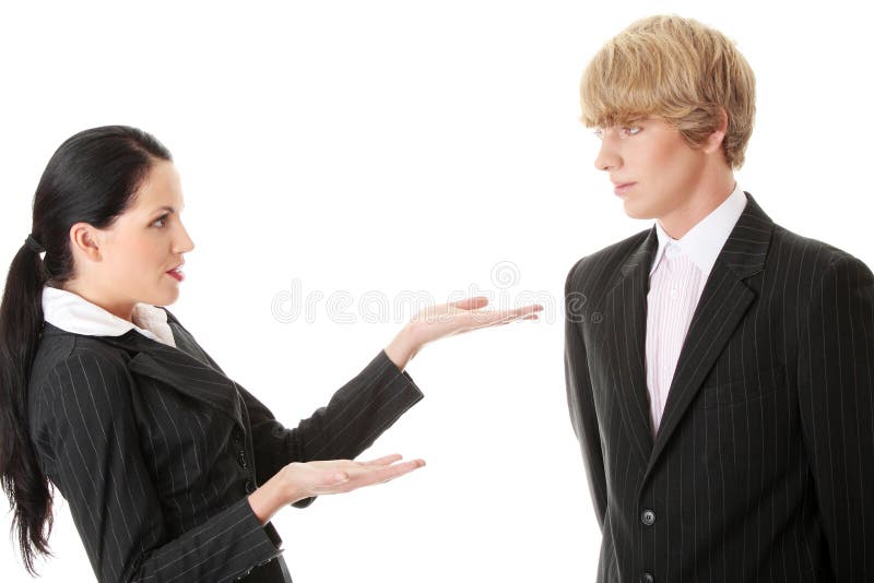 Office argue stock image. Image of fight, collar, success - 12679997