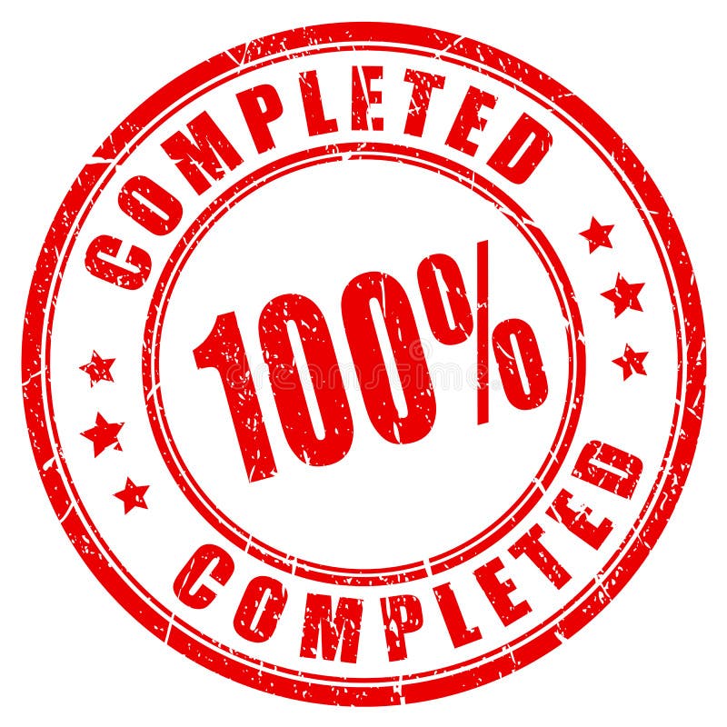 Completed stamp stock illustration. Illustration of seal - 18209294