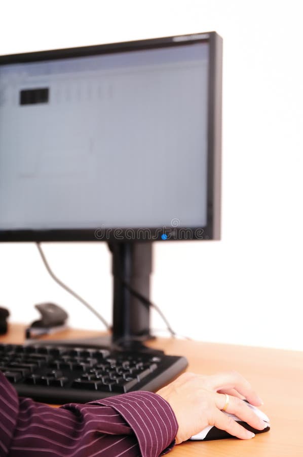 Computer row detail stock image. Image of connectivity - 3574673