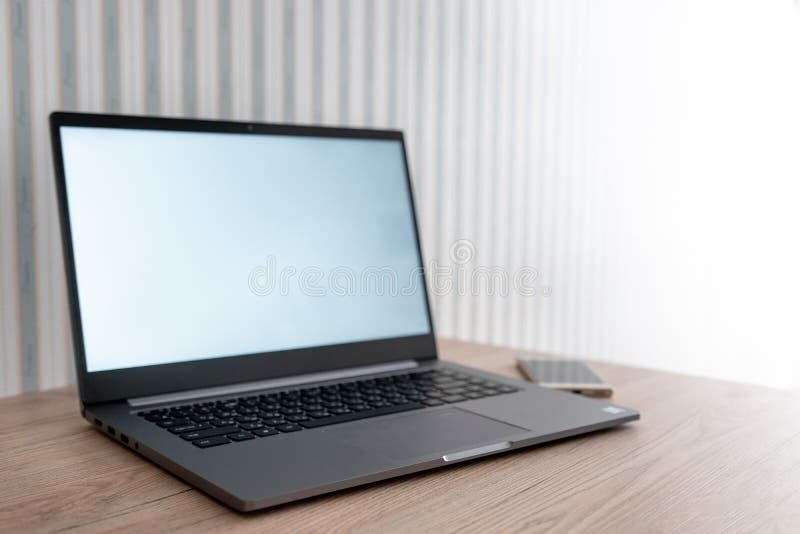 Work at the Computer. Laptop on the Table. Work on the Road. always in ...