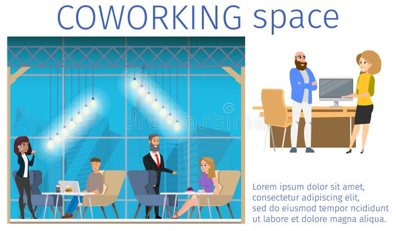 Shared Workspace Stock Illustrations – 1,096 Shared Workspace Stock ...
