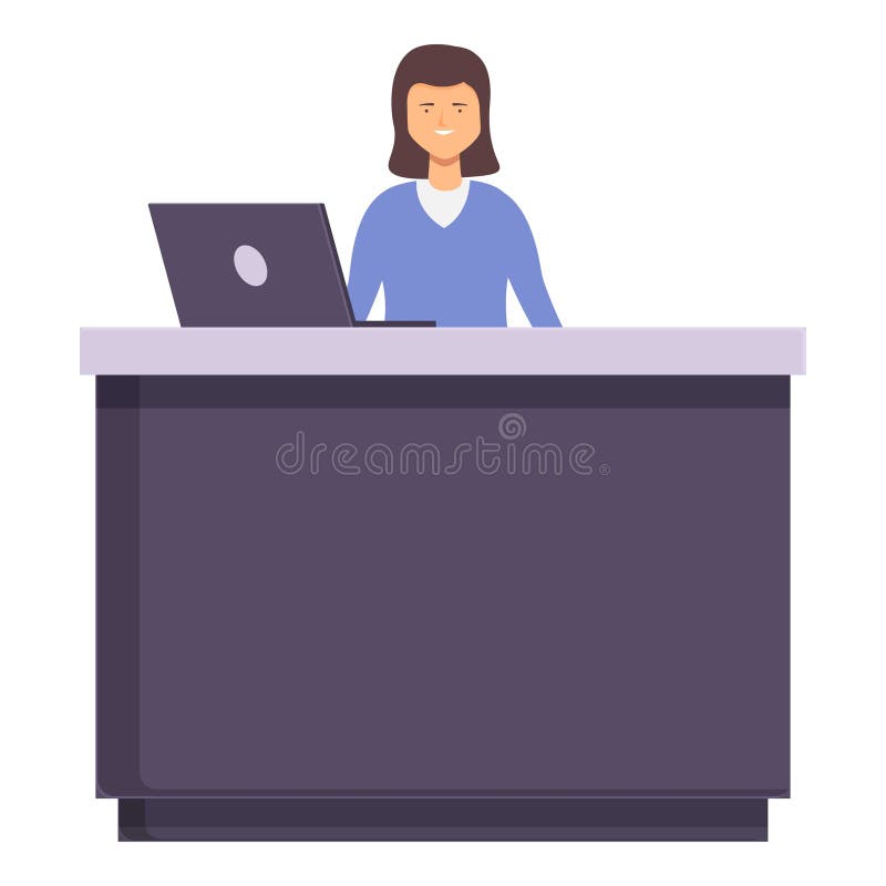 Work Customer Visitor Icon Cartoon Vector. Client Support Stock Vector ...