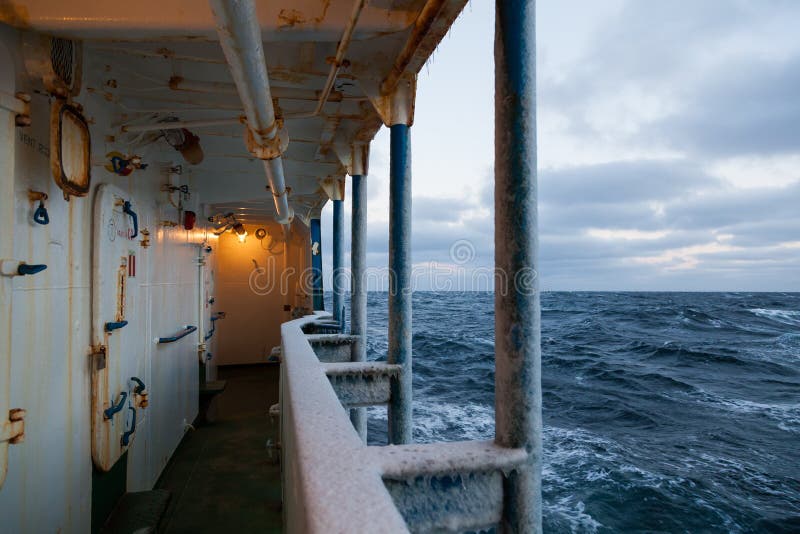 Work deck stock image. Image of arctic, nature, work - 71552737