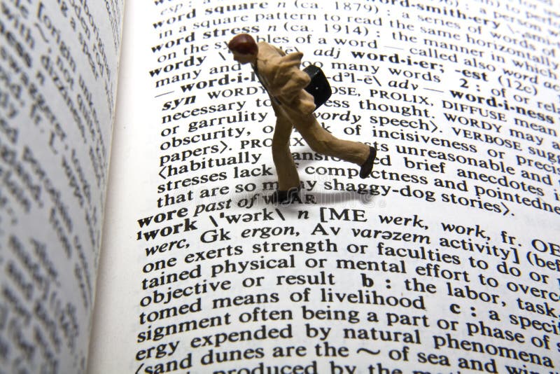 Work Definition stock photo. Image of dictionary, work - 8122432