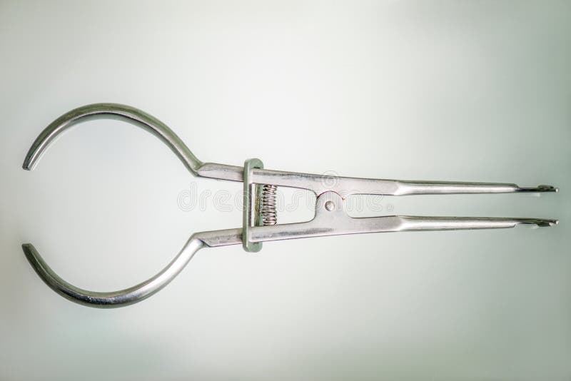 Sharp Rusty Old Tools Dentist on White Background Stock Photo - Image ...