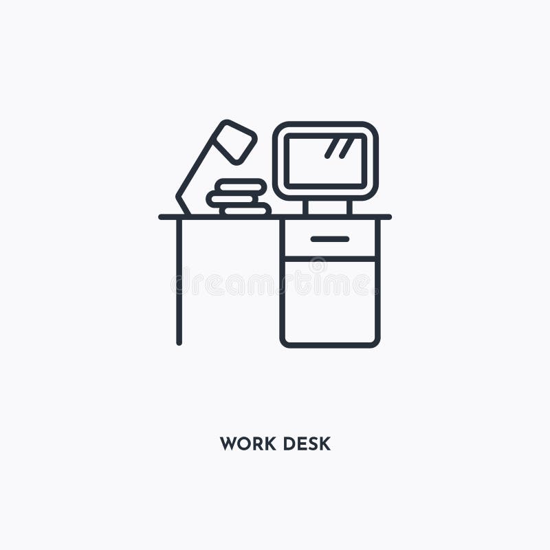 Outline Desk Chair Icon Stock Illustrations – 16,033 Outline Desk Chair ...