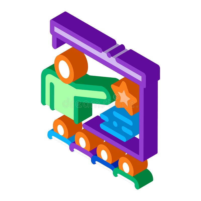 Work Development Training Icon Thin Line Vector Stock Vector ...