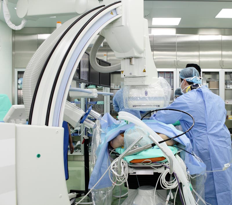Work of Doctors in Radiology Lab. Stock Photo - Image of exam, nurse ...