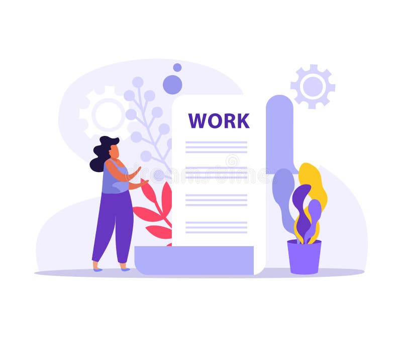 Work Document Icon stock vector. Illustration of account - 220003080