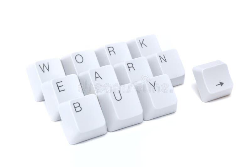 Work, earn, buy stock image. Image of activity, grey, business - 6162113