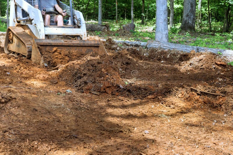 Work with Earth, Moving Soil Improving the Landscape of a Territory ...