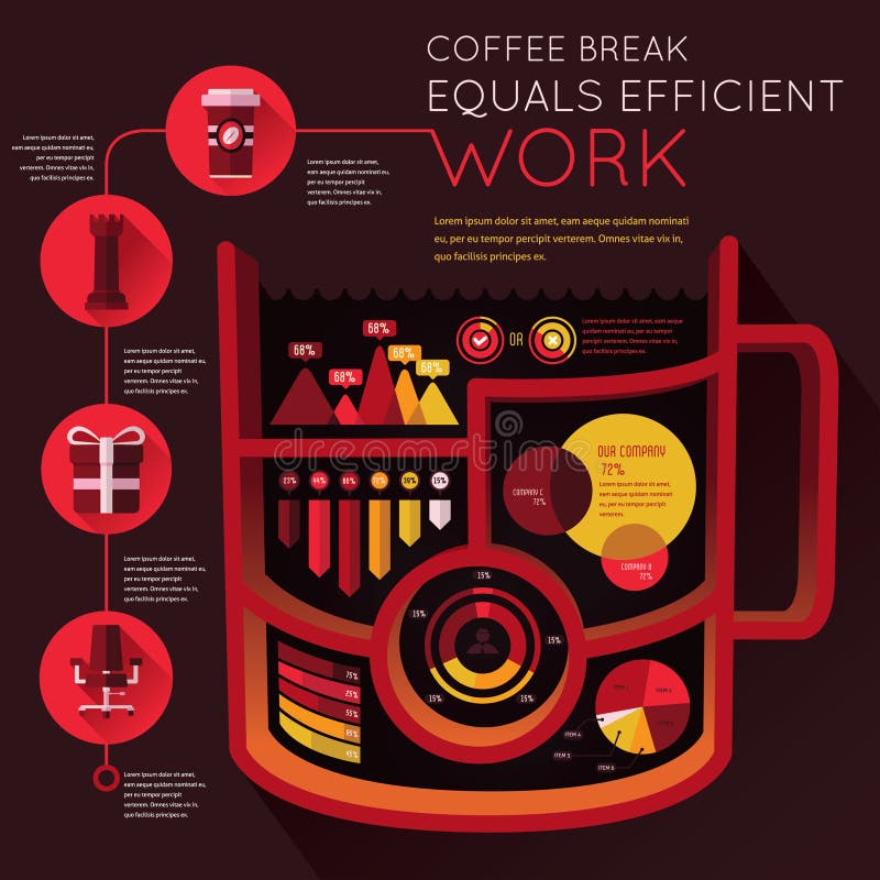 Efficiency Infographic 10 Steps Circle Stock Vector - Illustration of ...
