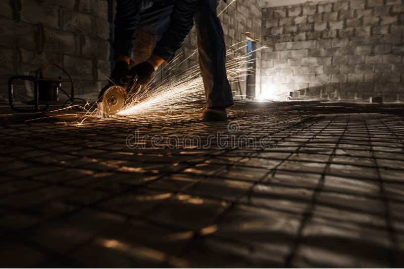 View of a Worker Doing Argon Welding Stock Image - Image of plant ...