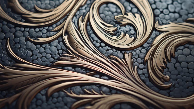 Work engraved metal stock illustration. Illustration of ornamental ...