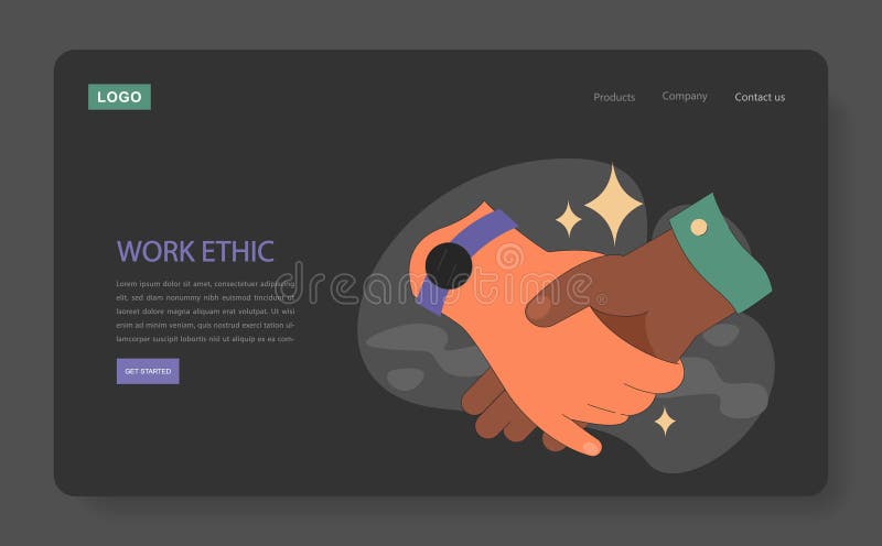 Work ethic concept. stock vector. Illustration of hardwork - 311455902