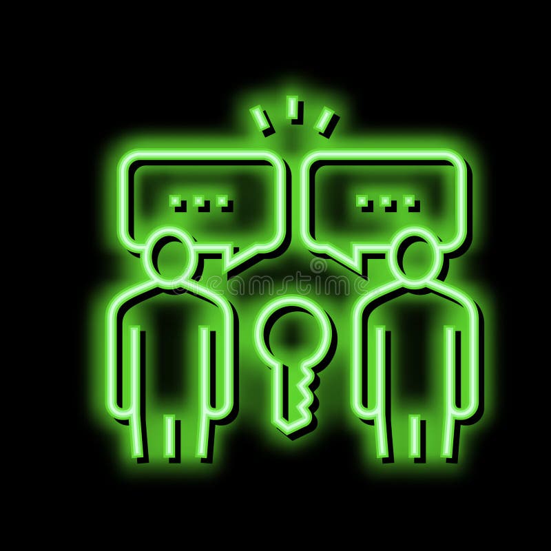 Work Ethic Soft Skill Neon Glow Icon Illustration Stock Vector ...