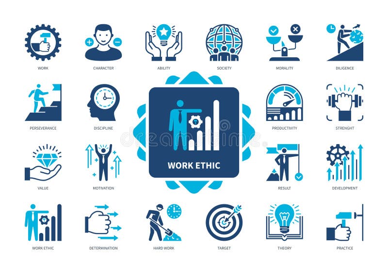 Work Ethic Icon Stock Illustrations – 1,800 Work Ethic Icon Stock ...