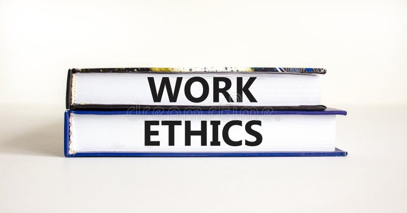 Work Ethics Symbol. Concept Words Work Ethics on Beautiful White Paper ...