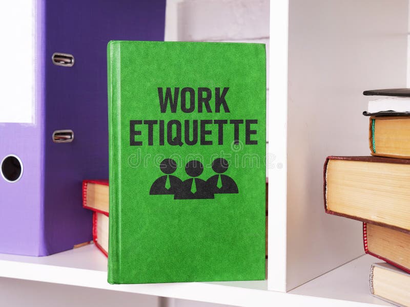 Work Etiquette Text Button on Keyboard Stock Photo - Image of design ...