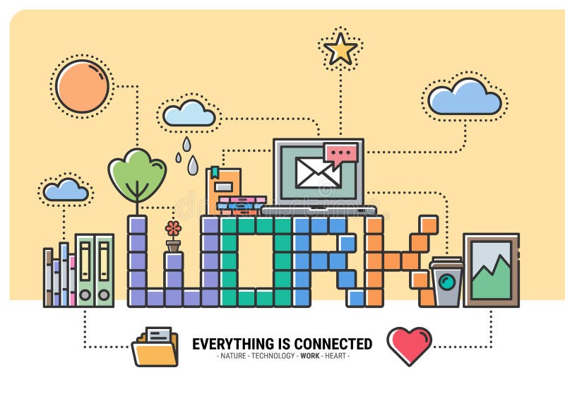 WORK-Everything is Connected. Work and Heart Cooperation. Imagination ...