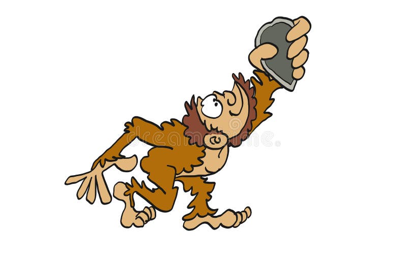 Work Evolution Australopiteco Stock Vector - Illustration of beard ...