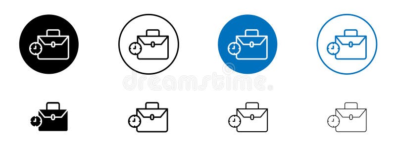 Work Experience Icon Vector Stock Vector - Illustration of flat ...