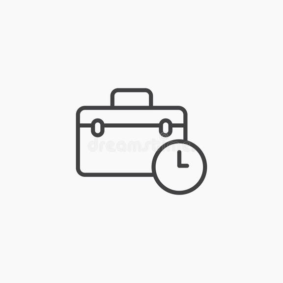 Work Experience Icon Vector Stock Vector - Illustration of date ...