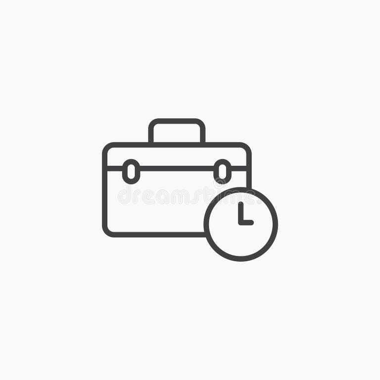 Work Experience Icon Vector Stock Vector - Illustration of date ...