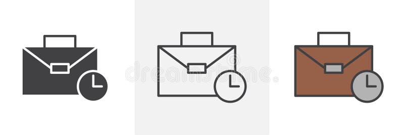 Work Experience Icon Vector Stock Vector - Illustration of work ...