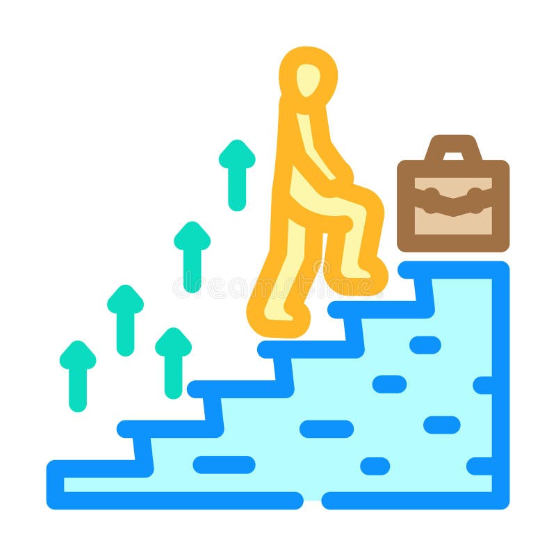 Work Experience Interview Job Color Icon Vector Illustration Stock ...