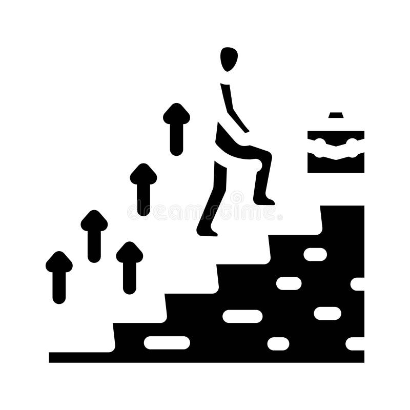 Work Experience Interview Job Glyph Icon Vector Illustration Stock ...