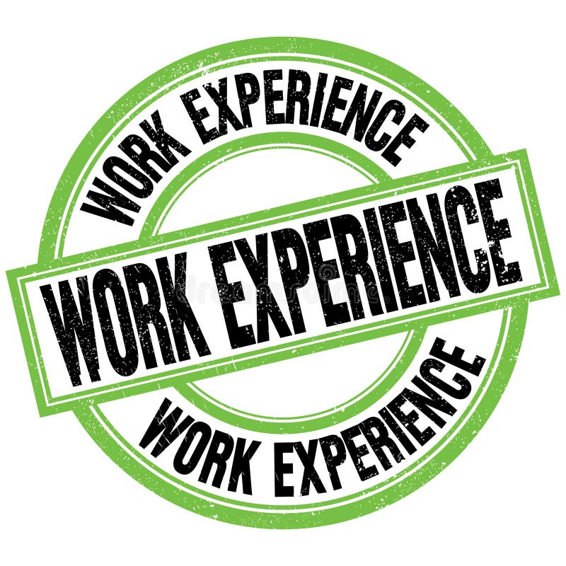 Work Experience Written Stock Illustrations – 272 Work Experience ...