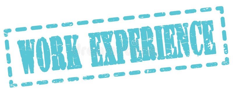 Work Experience Written Stock Illustrations – 296 Work Experience ...