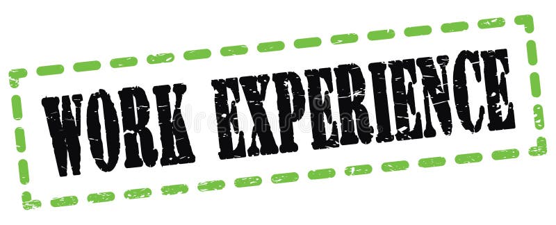 Work Experience Written Stock Illustrations – 294 Work Experience ...