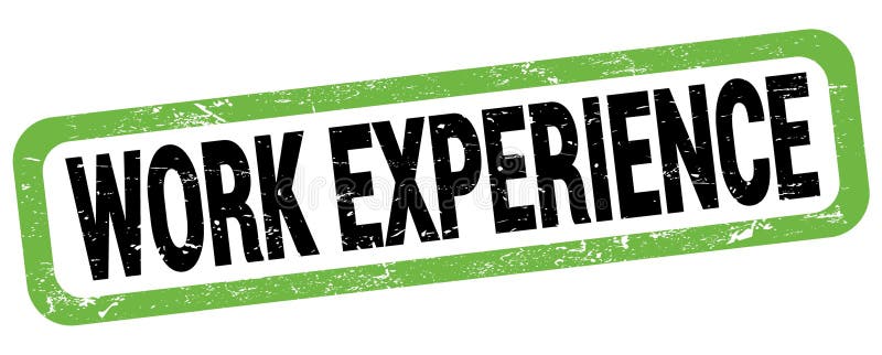 Work Experience Written Stock Illustrations – 294 Work Experience ...