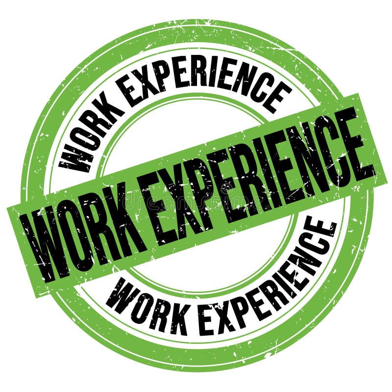 Work Experience Written Stock Illustrations – 295 Work Experience ...